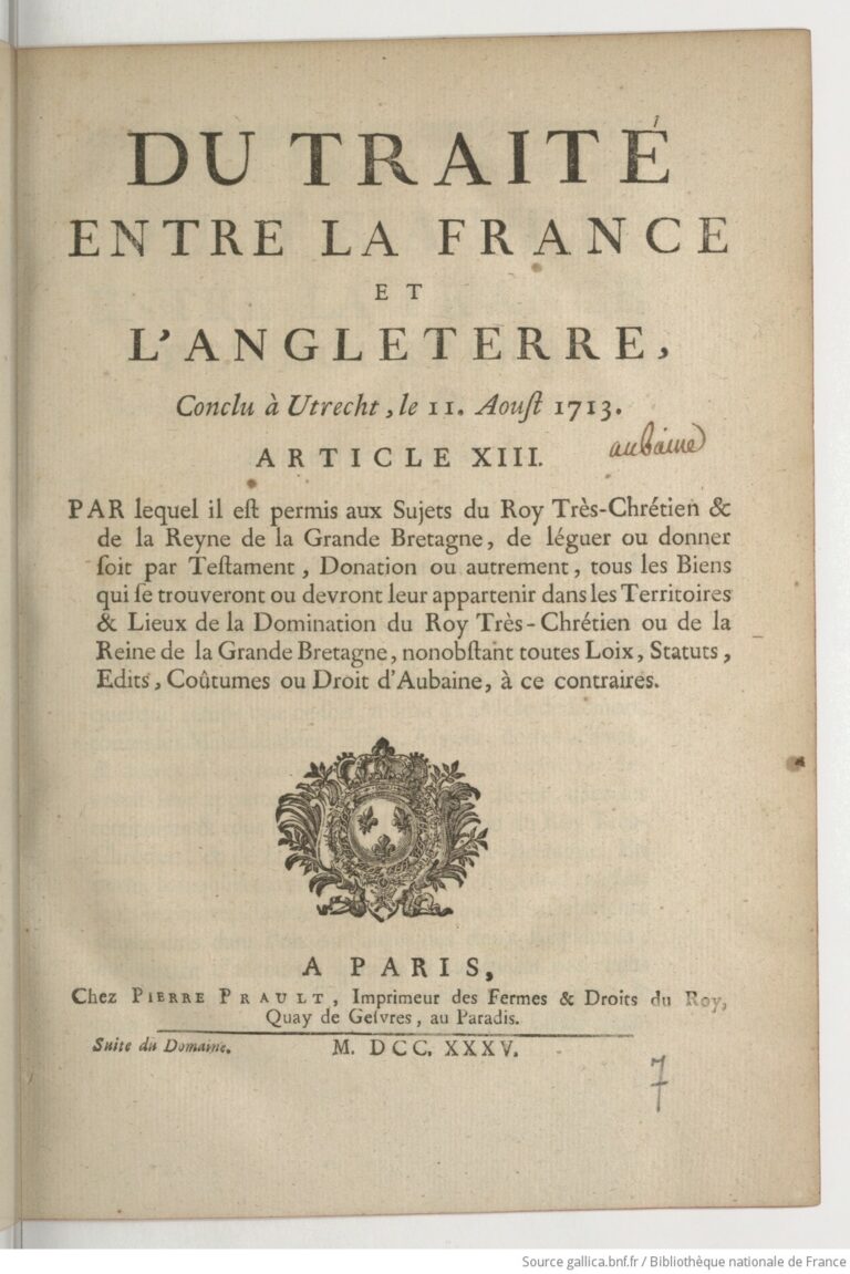 Traités de paix | Documents de droit international